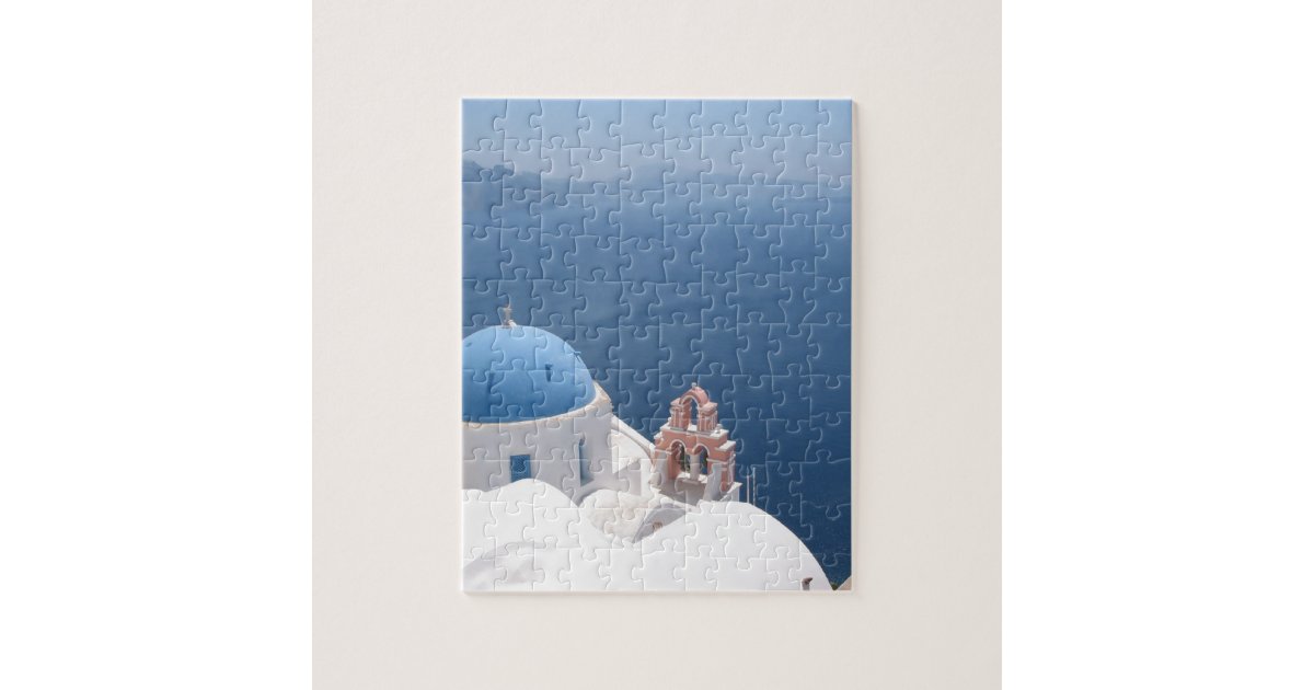 Santorini Greece Jigsaw Puzzle | Zazzle