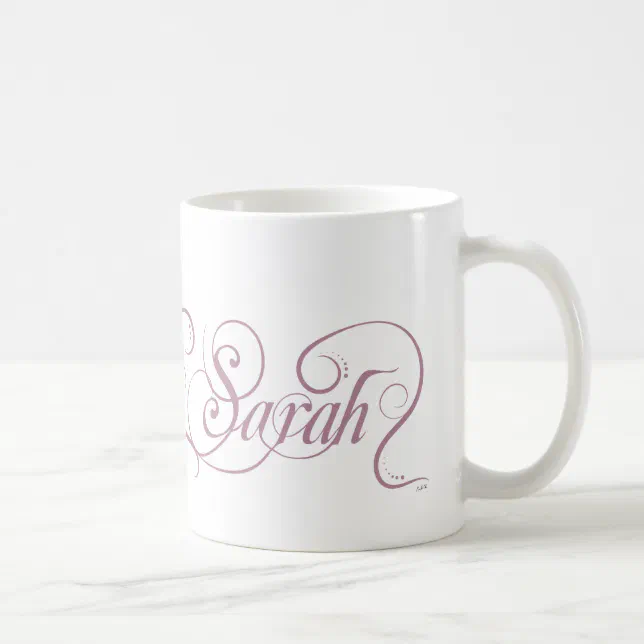 Sarah - personalized name coffee mug | Zazzle