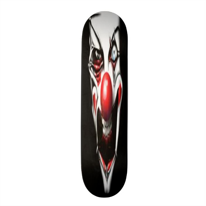 Scary Clown Skateboard | Zazzle.com.au