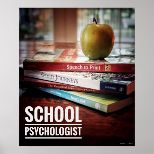 School Psychologist Office Poster Print | Zazzle.com.au