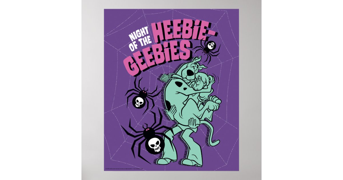 Scooby-Doo & Shaggy Heebie-Geebies Poster | Zazzle