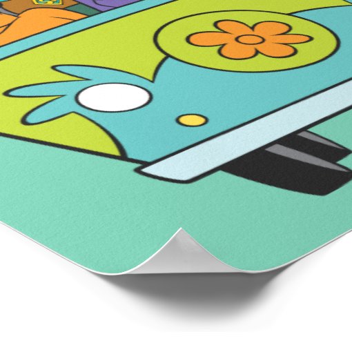 Scooby-Doo & The Gang Mystery Machine Poster | Zazzle