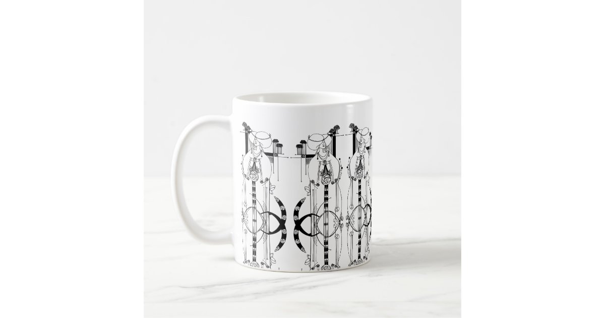 Scottish Rennie Mackintosh inspired mug | Zazzle