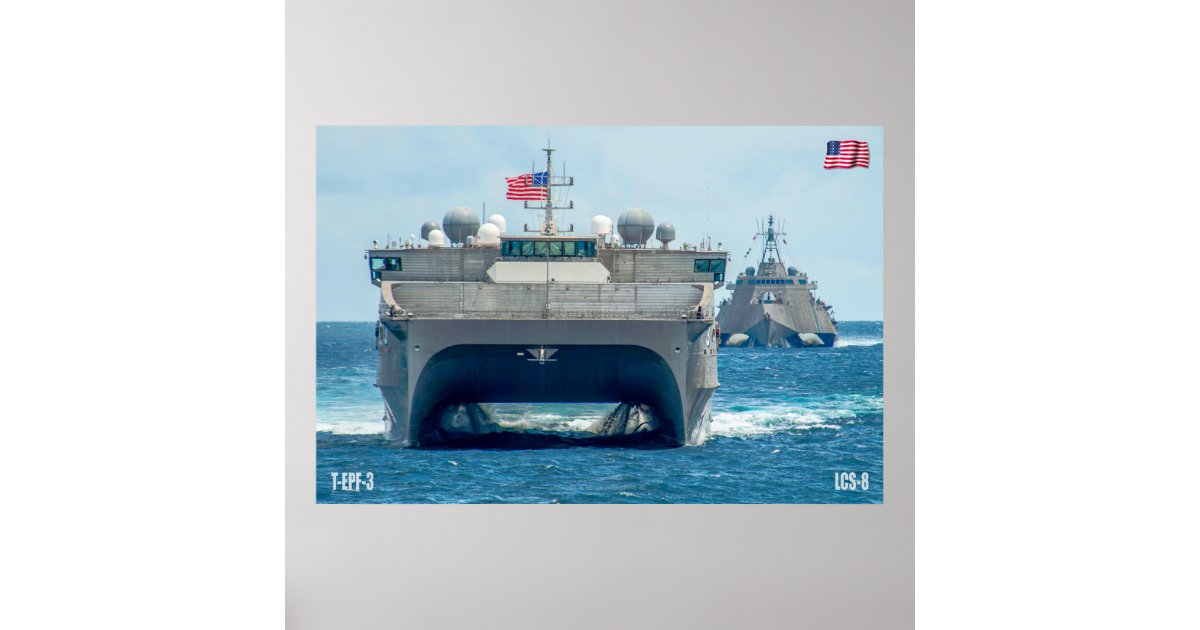 SEA POWER – US Naval Vessels Poster | Zazzle