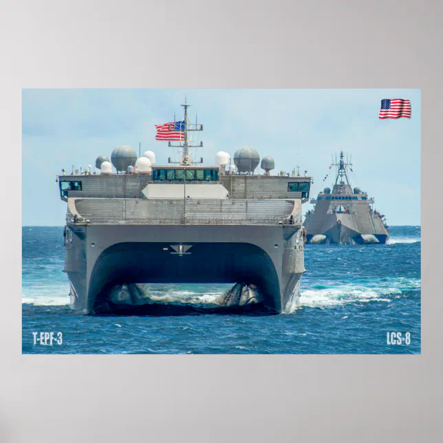 SEA POWER – US Naval Vessels Poster | Zazzle