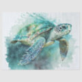 Sea Turtle and Bubbles Decoupage Tissue Paper | Zazzle