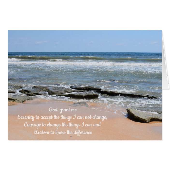 Serenity Prayer at the Beach | Zazzle.com.au