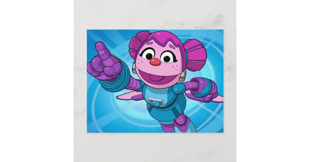 Sesame Street | Mecha Builders Abby Postcard | Zazzle