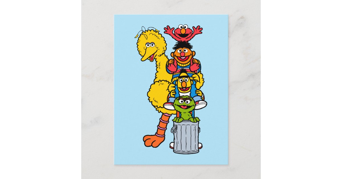 Sesame Street | Sesame Street Pals Pose Postcard | Zazzle