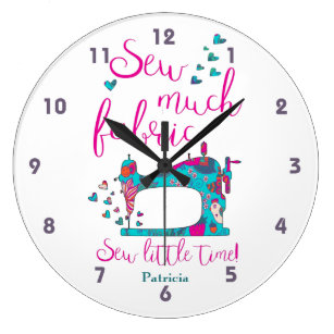Sewing Machine Wall Clocks | Zazzle.com.au