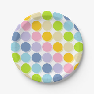 Pastel Colors Plates | Zazzle AU