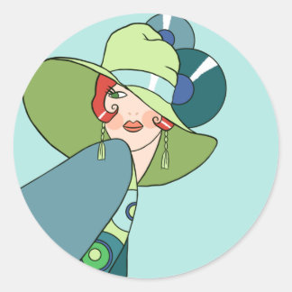 1920s Fashion Stickers | Zazzle.com.au