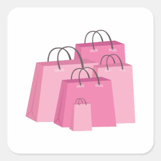 Shopping Bag Stickers & Sticker Designs