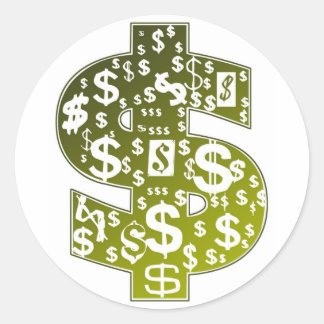 Dollar Sign Stickers | Zazzle.com.au
