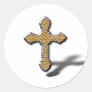 Silver Cross Stickers | Zazzle AU