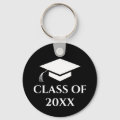 Simple Class of Graduation Keychain | Zazzle