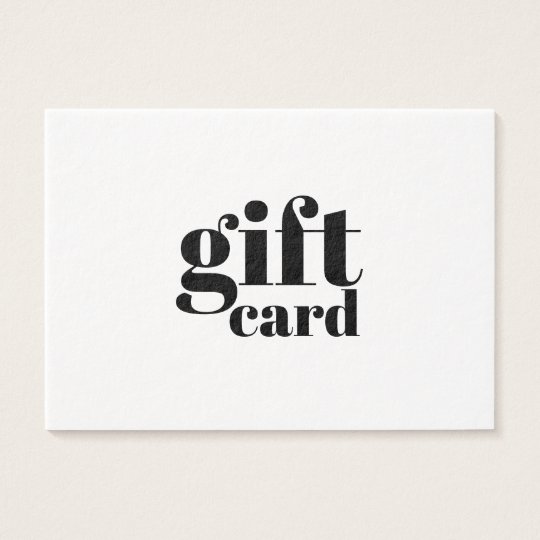 simple gift card | Zazzle.com.au