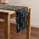 Simple Modern Nurse Graduation Black Short Table Runner | Zazzle