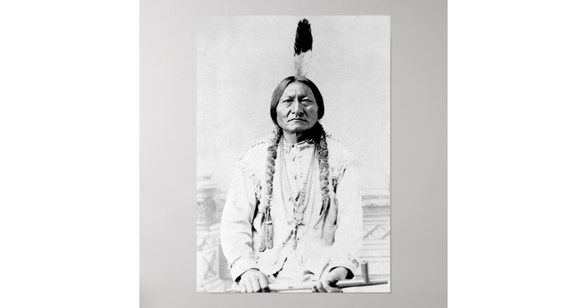 Sioux Chief Sitting Bull Poster | Zazzle