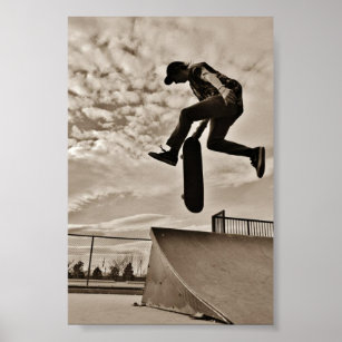 Skateboarding Posters & Photo Prints | Zazzle AU