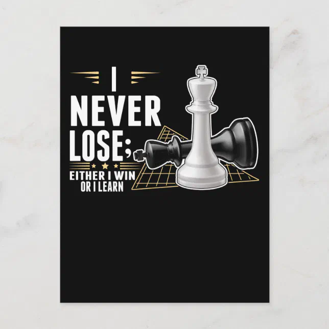 Smart Chess Player Intelligent Board game Postcard | Zazzle