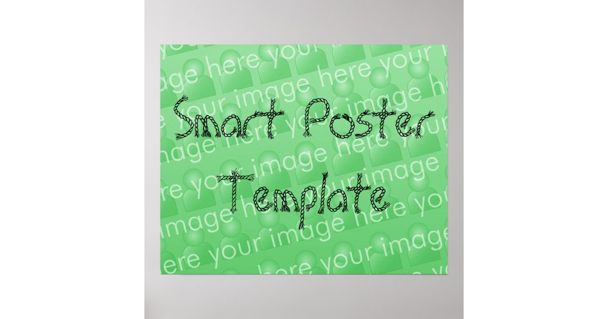 Smart Poster Template | Zazzle