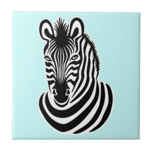 Zebra Decorative Ceramic Tiles | Zazzle.com.au