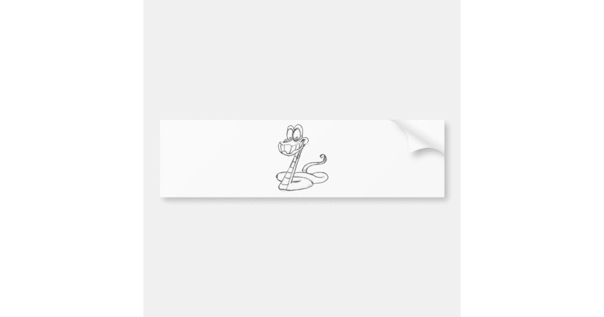 SNAKE BUMPER STICKER | Zazzle