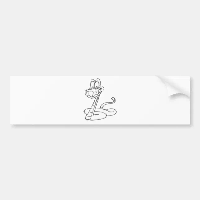 SNAKE BUMPER STICKER | Zazzle