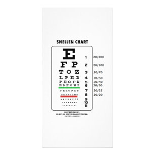 Eye Test Cards | Zazzle AU