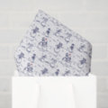 Snowman parade toile - blue tissue paper | Zazzle