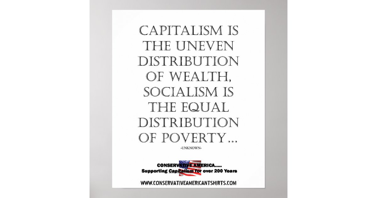 SOCIALISM DOES NOT WORK POSTER | Zazzle
