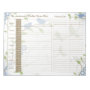 Blank monthly calendar notepad | Zazzle