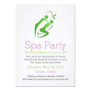 Massage Invitations & Announcements | Zazzle AU