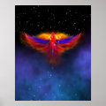 Space Phoenix Nebula Poster | Zazzle