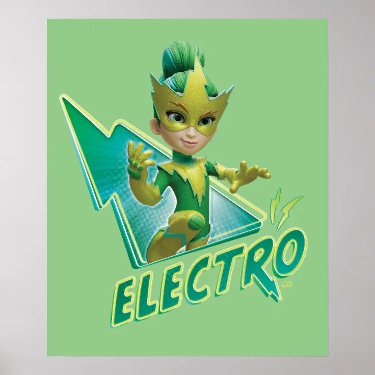 Spidey and his Amazing Friends Electro Poster | Zazzle