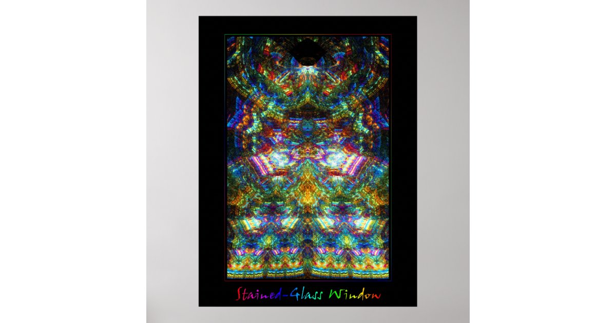Stained Glass Window Poster | Zazzle