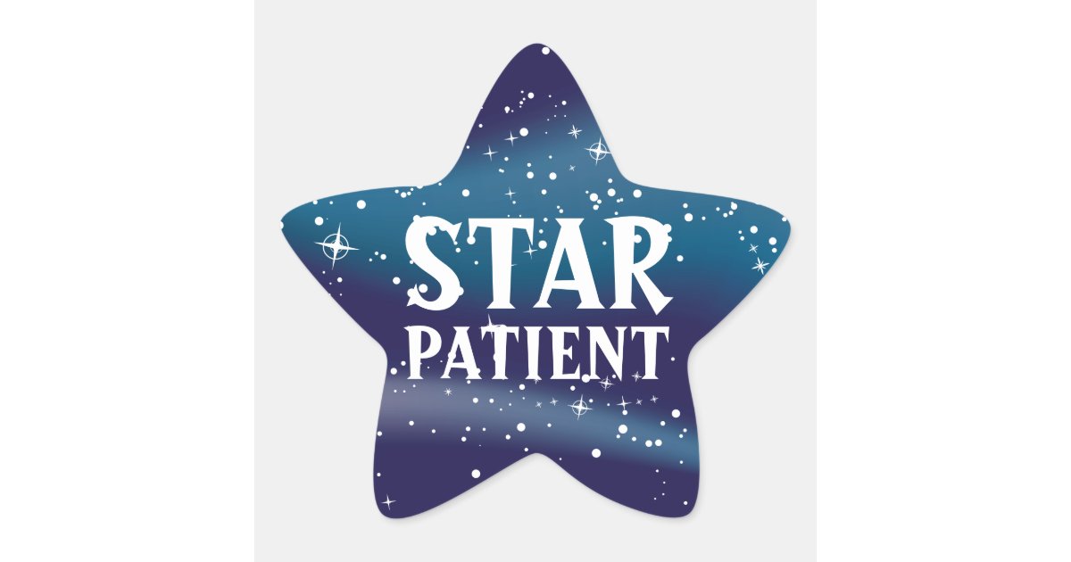Star Patient Paediatrics Stickers | Zazzle