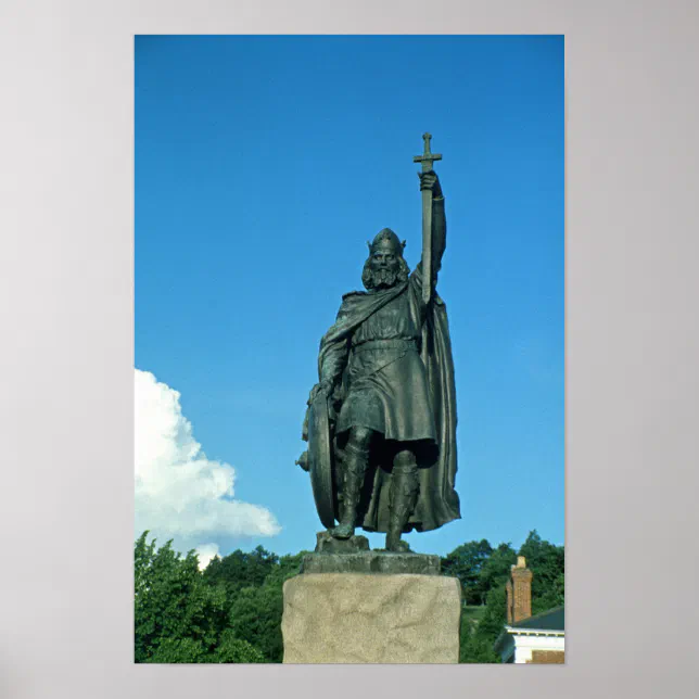 Statue of Alfred the Great Poster | Zazzle