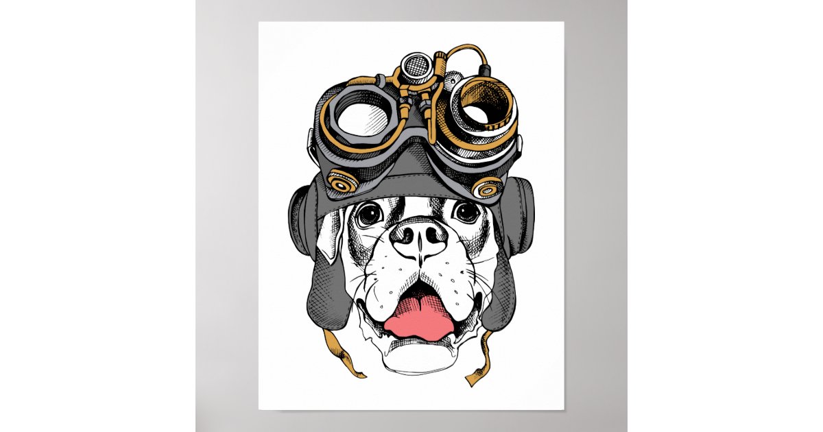 Steampunk Boxer Poster | Zazzle