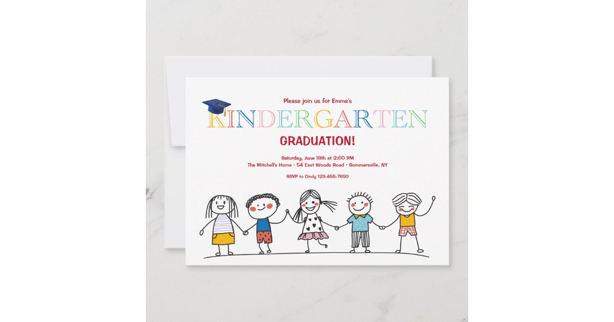 Stick Characters Invitation | Zazzle