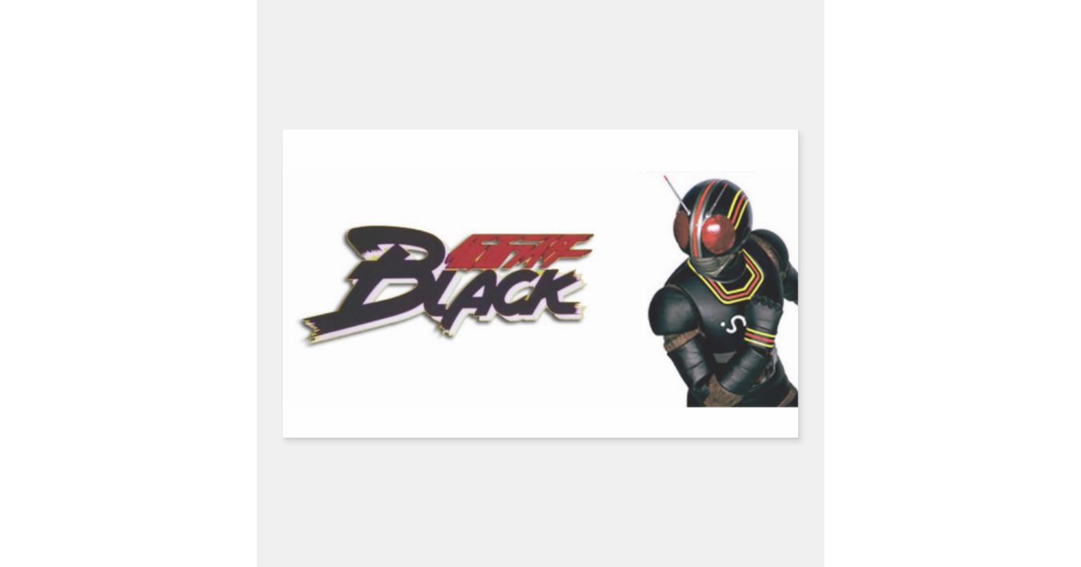 sticker Kamen Rider BLACK | Zazzle