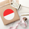 Sticker with Flag of Indonesia | Zazzle