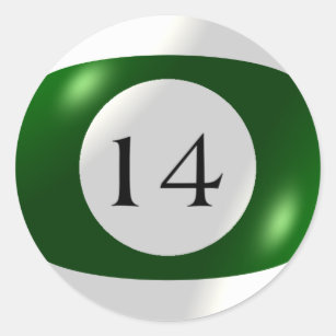 Number 14 Stickers | Zazzle AU
