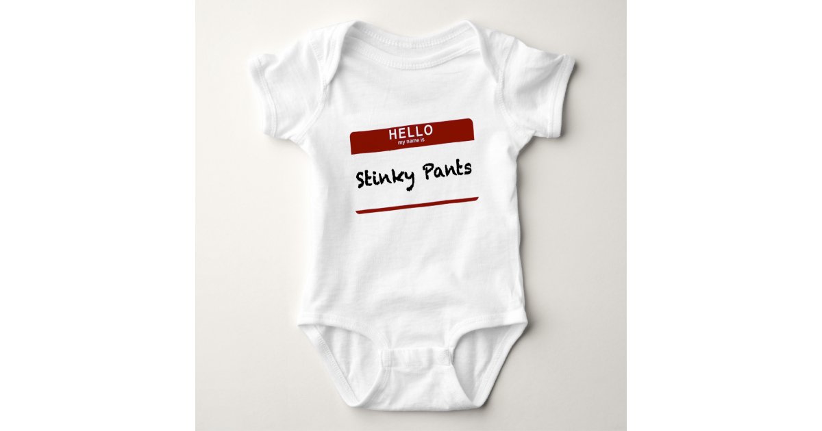 Stinky Pants Baby Bodysuit | Zazzle