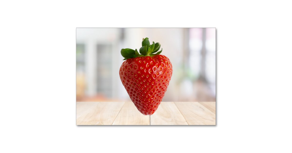 Strawberry ABA Labelling Flashcard | Picture Cards | Zazzle