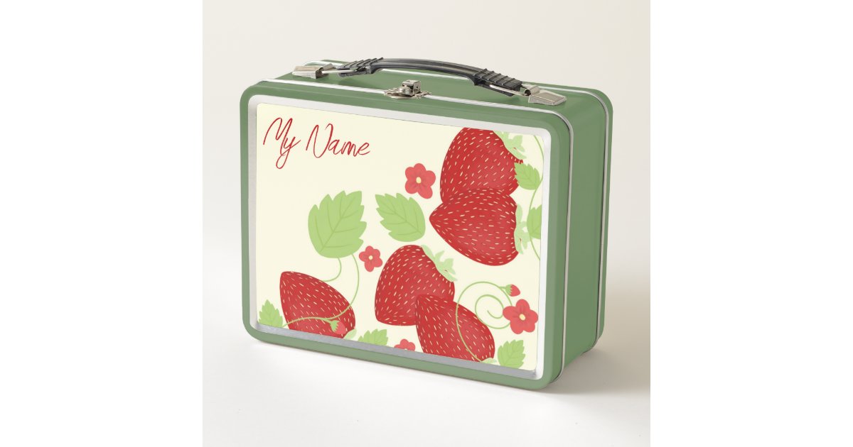 Strawberry lunch box | Zazzle