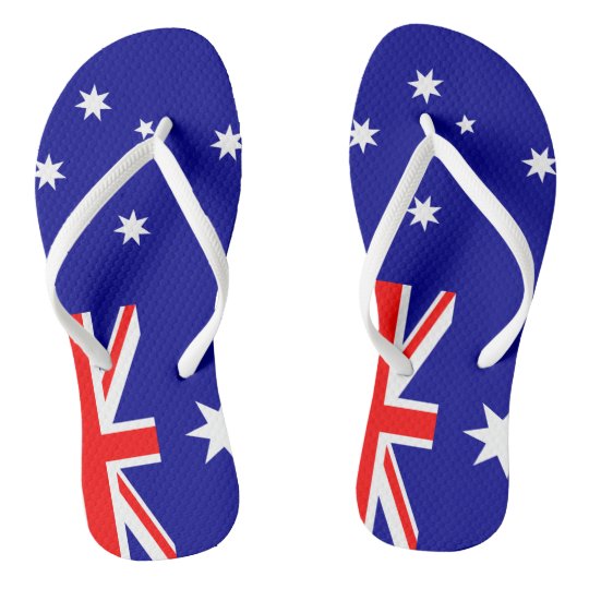 Straya Aussie Flag Thongs | Zazzle.com.au