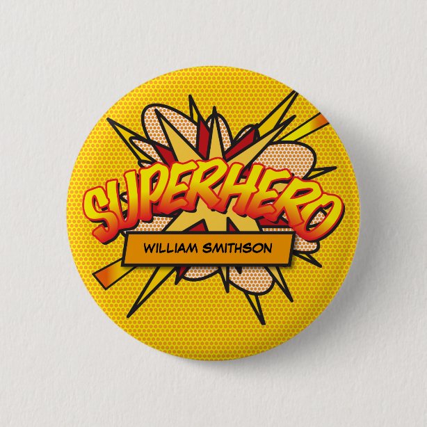 Superhero Badges & Pins | Zazzle AU