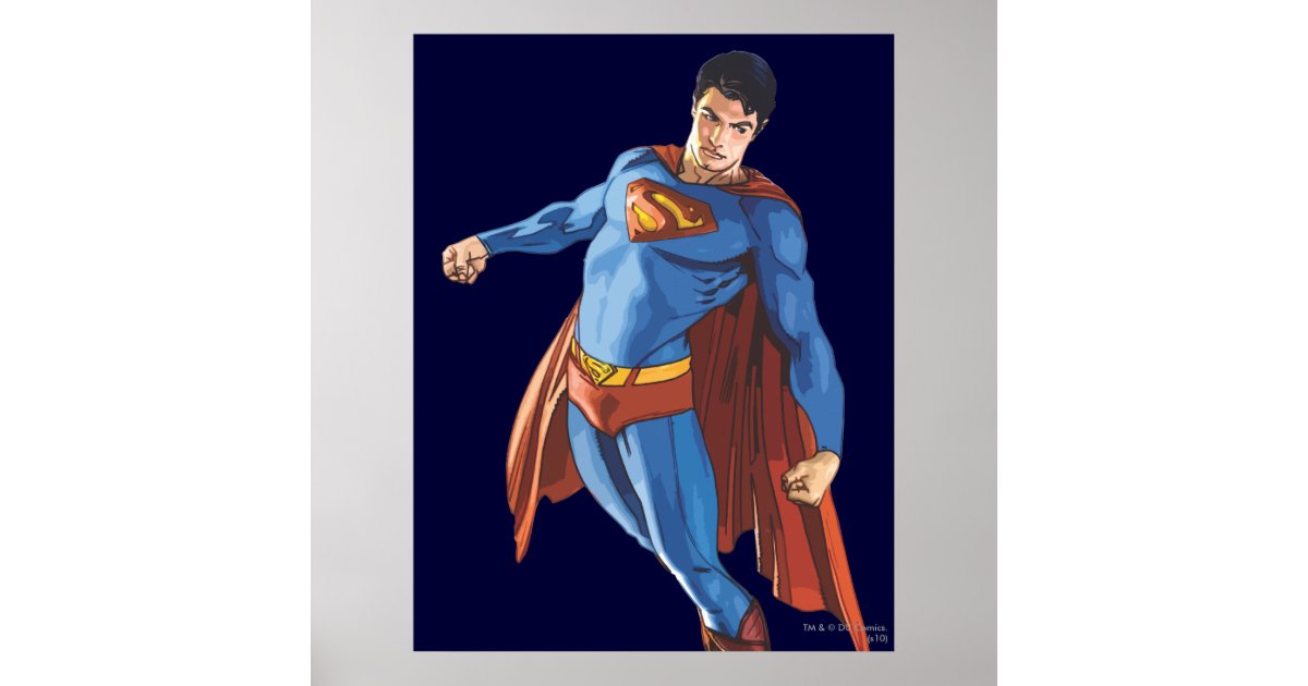 Superman Looking Down Poster | Zazzle